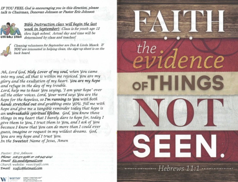 Bulletins – Rose City Ev. Free Church